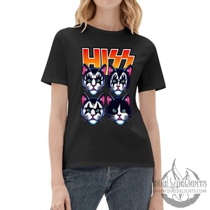 Hiss Metal Band 100% COTTON S-5XL Unisex T-shirt,cat Metal Band Top Tee ...