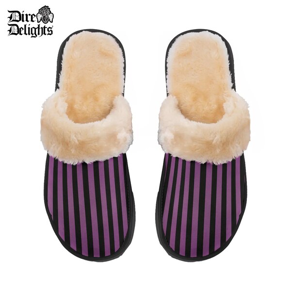 Striped Slippers - Etsy