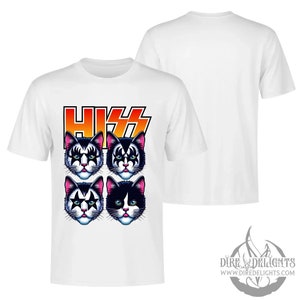 Hiss Metal Band 100% COTTON S-5XL Unisex T-shirt,cat Metal Band Top Tee ...