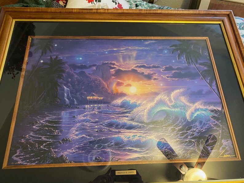 Paradise by Christian R. Lassen Beach Ocean Artwork Gorgeous | Etsy