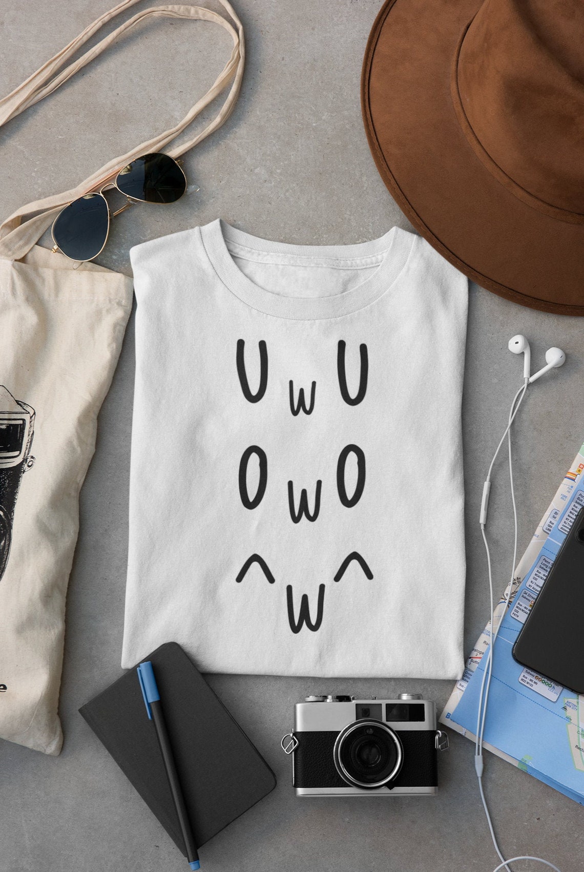 Uwu Cute Anime Faces Uwu Owo Tshirt Etsy