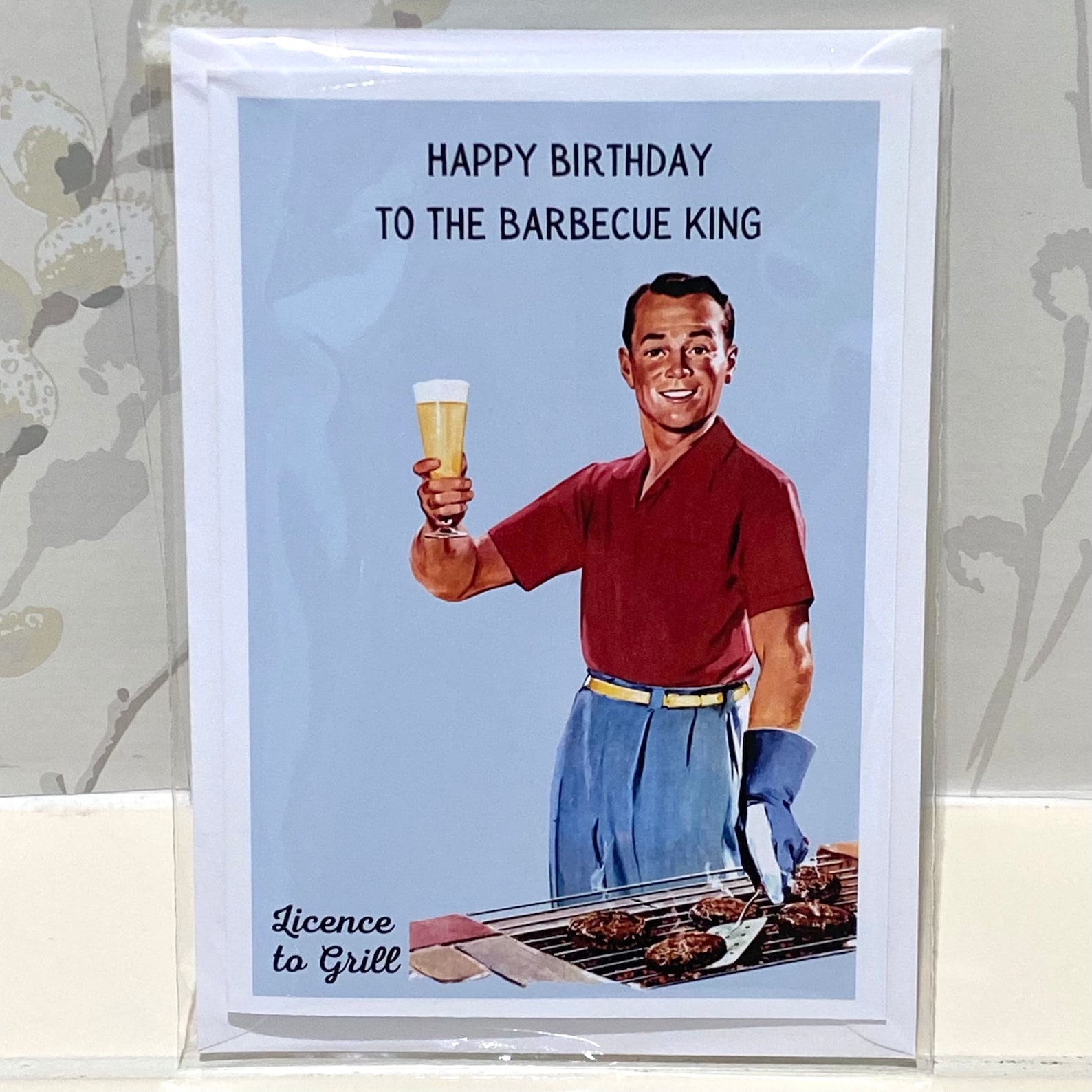 Barbecue Birthday Card Funny Birthday Card for Him Barbecue | Etsy