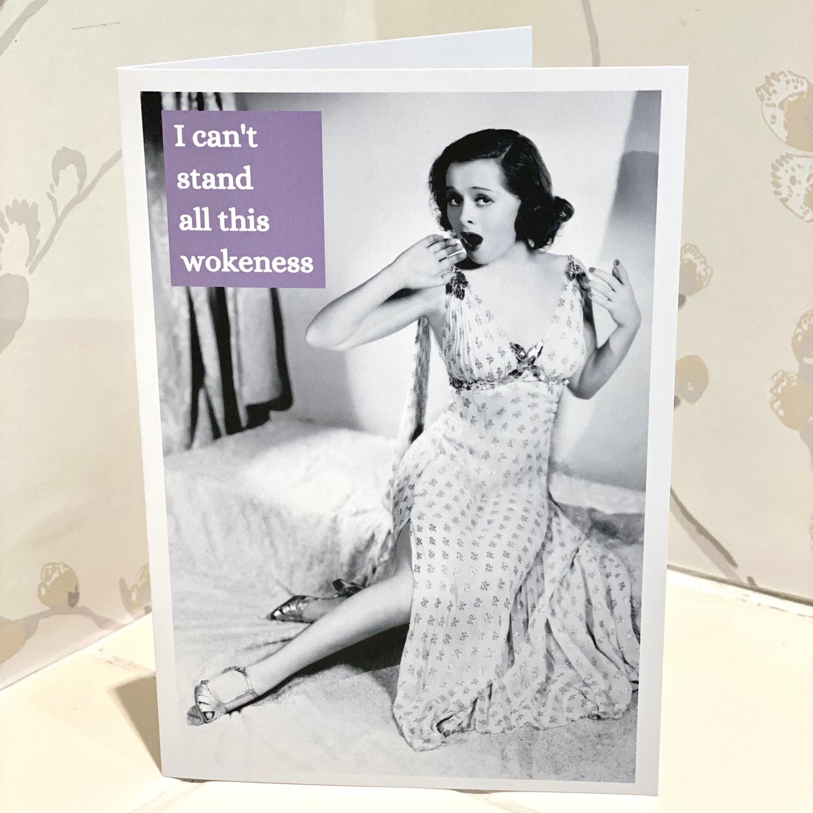 Sarcastic Card Funny Card Vintage Card A6 or A5 card | Etsy