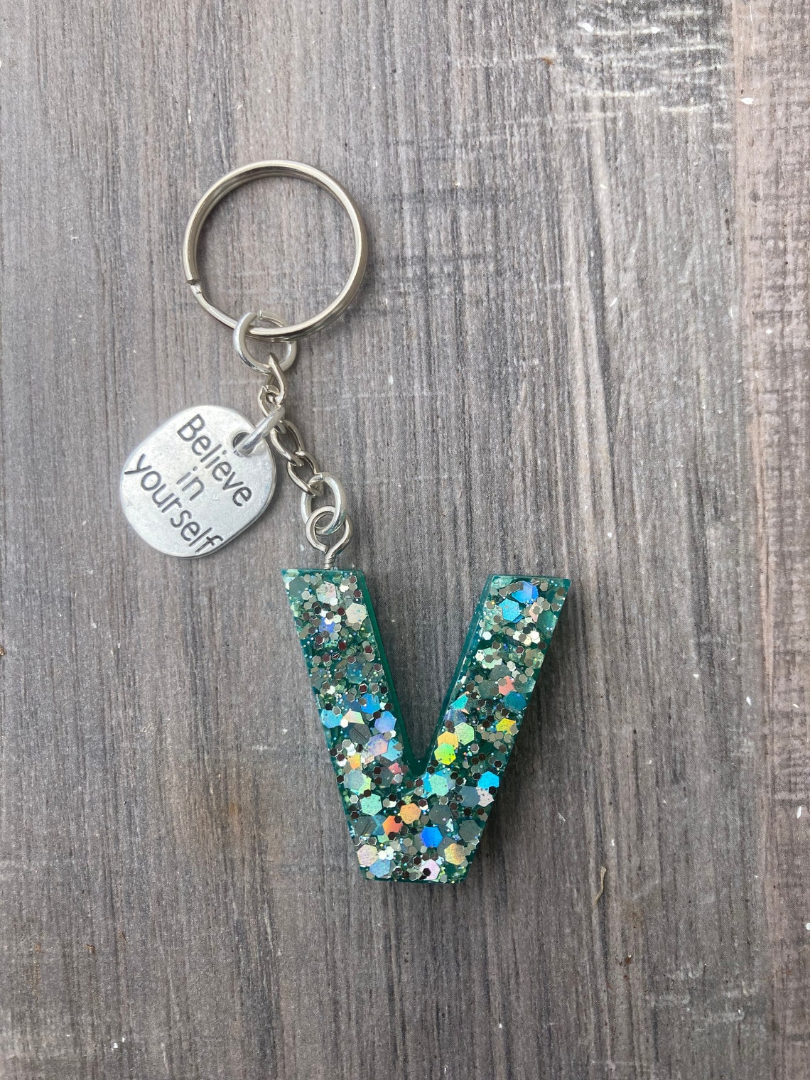 Resin Key chains with inspirational quotes or crowns | Etsy