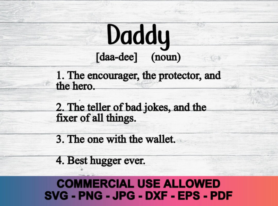 Definición de papá Svg, Día del Padre Svg, Camisas para papá, Camisa de ...