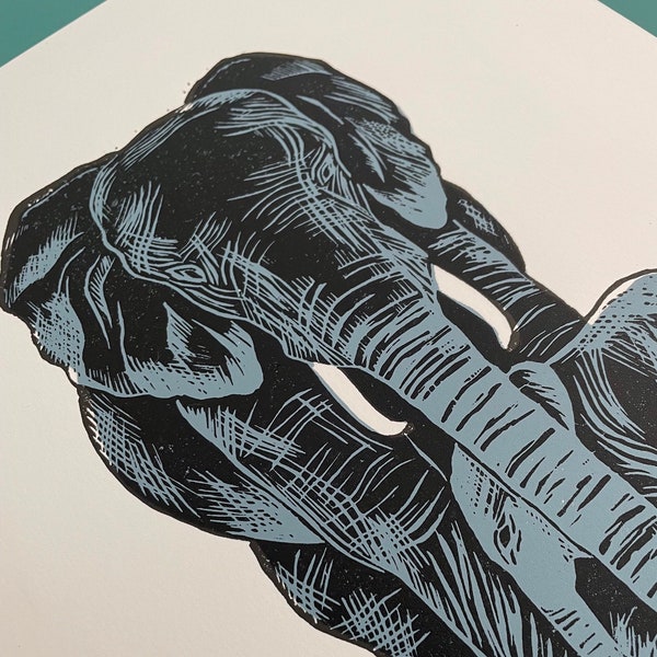 Linocut Portrait - Etsy