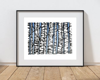 Birch Trees - Etsy
