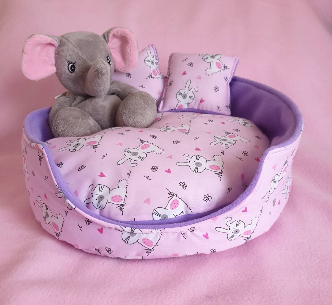 Custom LARGE (30cm) Cuddle Cup Bed Pet Sofa With Removable Soft Pillow ...