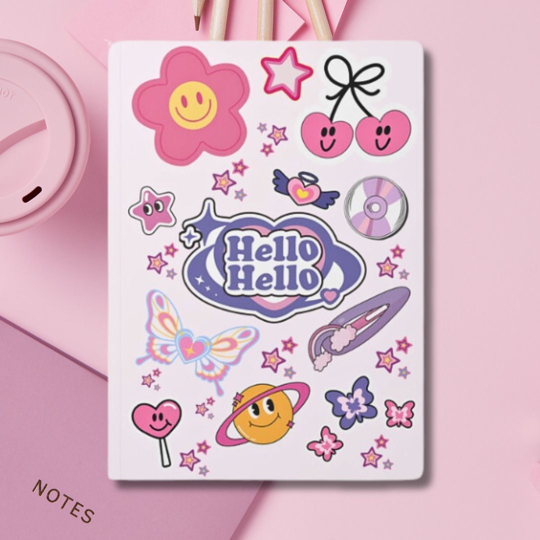 Y2k Retro Journal, Y2k Aesthetic, Y2k Accessories, Y2k Cyber, Retro ...