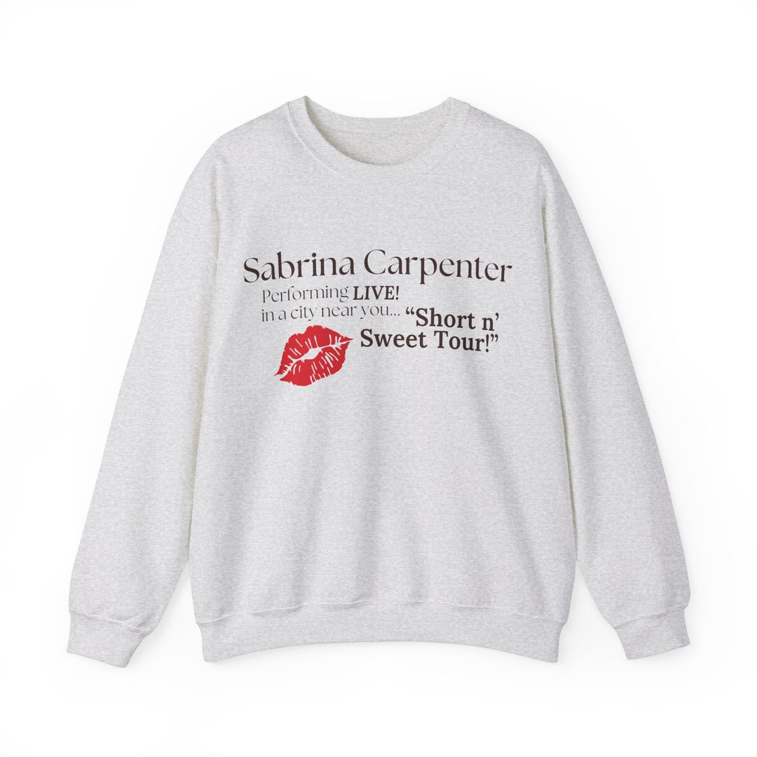 Sabrina Carpenter Short N' Sweet Tour Graphic T-shirt, Sabrina ...