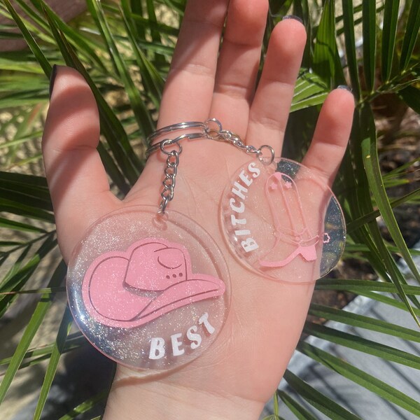 Best Friend Keychain - Etsy