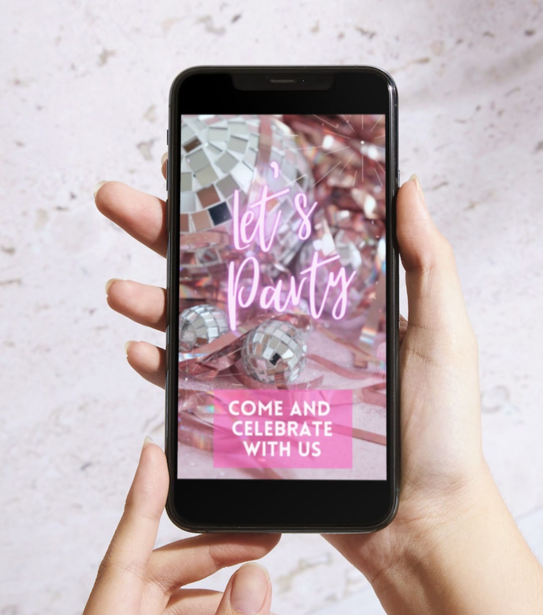 Invitación De Cumpleaños Con Temática De Fiesta Invitación Digital ...