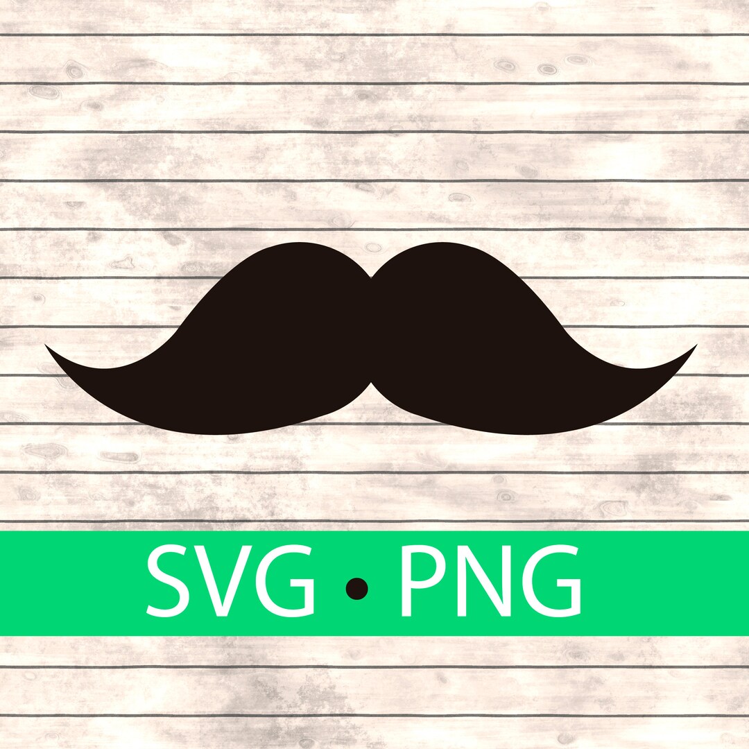 Moustache SVG, Moustache Png, Instant Download, Cricut, Sillouhette ...