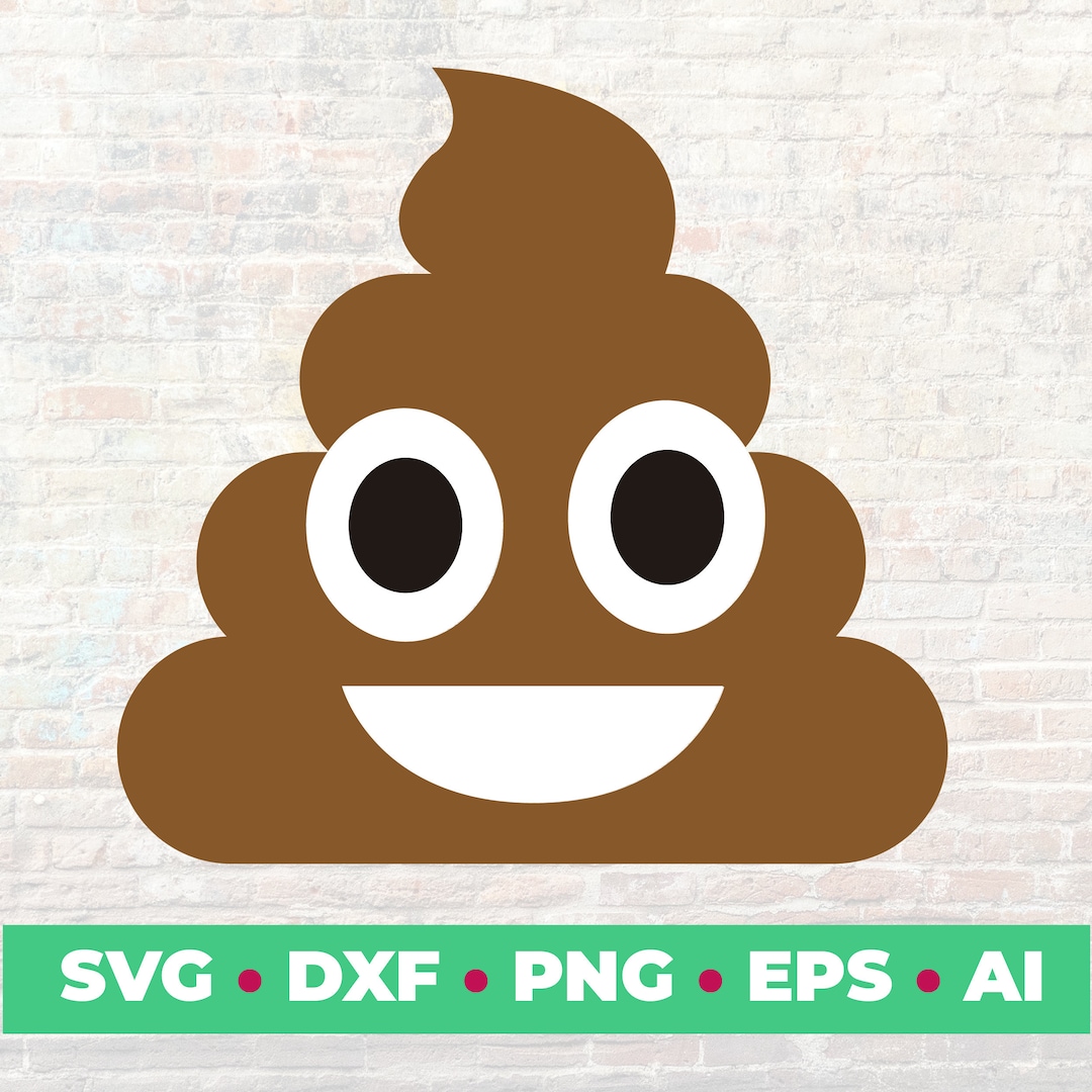 Caca SVG, caca emoji svg, caca cricut, png, eps, dxf, caca png, fichier ...
