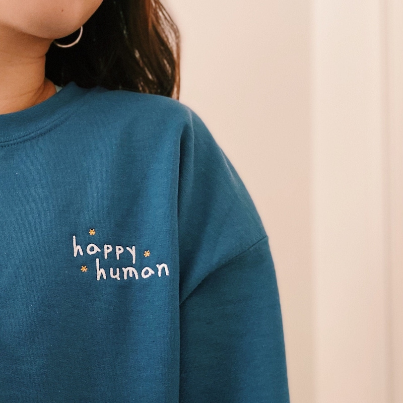 Happy Sweatshirt - Etsy
