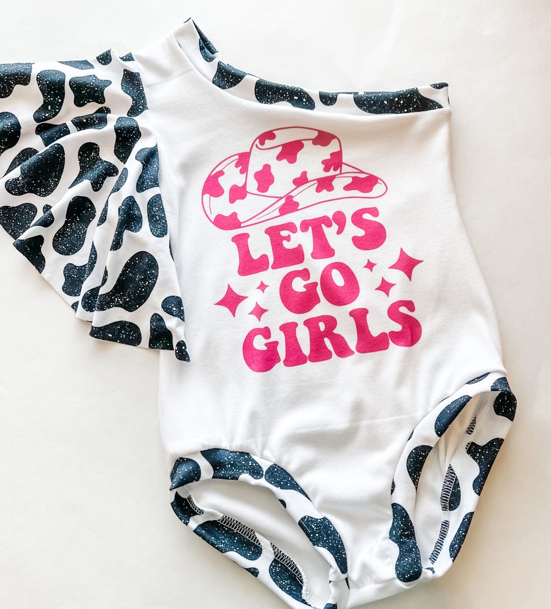 Let’s Go Girls Body Suit | My First Rodeo Outfit | Glitter Cow Outfit ...