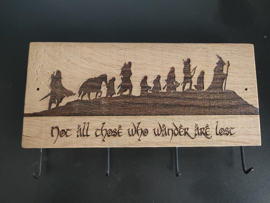 Lord of the Rings Key-hook/key Holder/coat-hooks/hanging-peg/ Wall Art ...