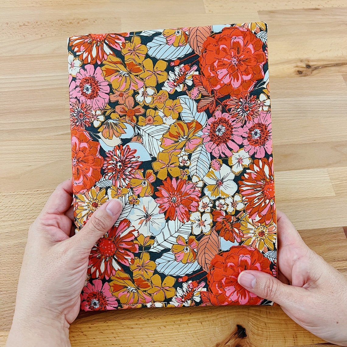 Fabric Book Cover Sewing Pattern // Sewing for Beginners // - Etsy