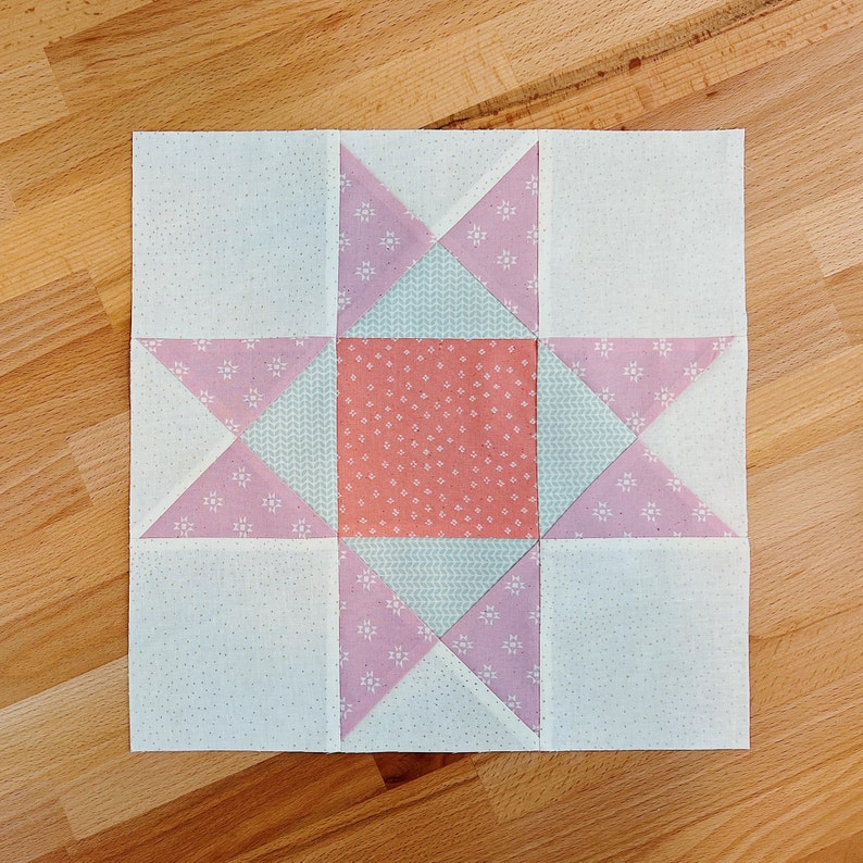 Ohio Star Quilt Block PDF Pattern / Learn to Quilt / Quilting for ...