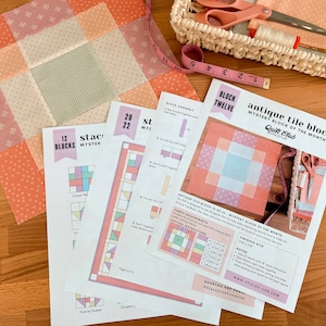 Antique Tile Quilt Block Pattern // Learn to Quilt // Quilting for ...