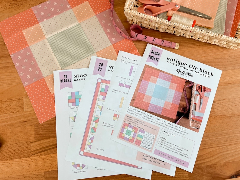 Antique Tile Quilt Block Pattern // Learn to Quilt // Quilting for ...