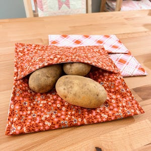 Microwave Potato Bag Sewing Pattern PDF // Beginner Friendly DIY With Cooking Instructions ...