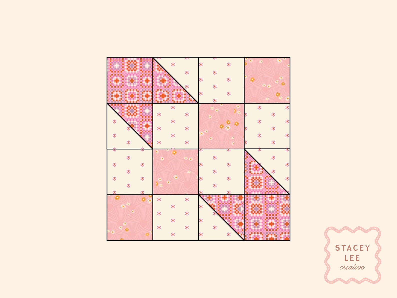 Road to Oklahoma Quilt Block Pattern – Classic Sampler Series (PDF ...