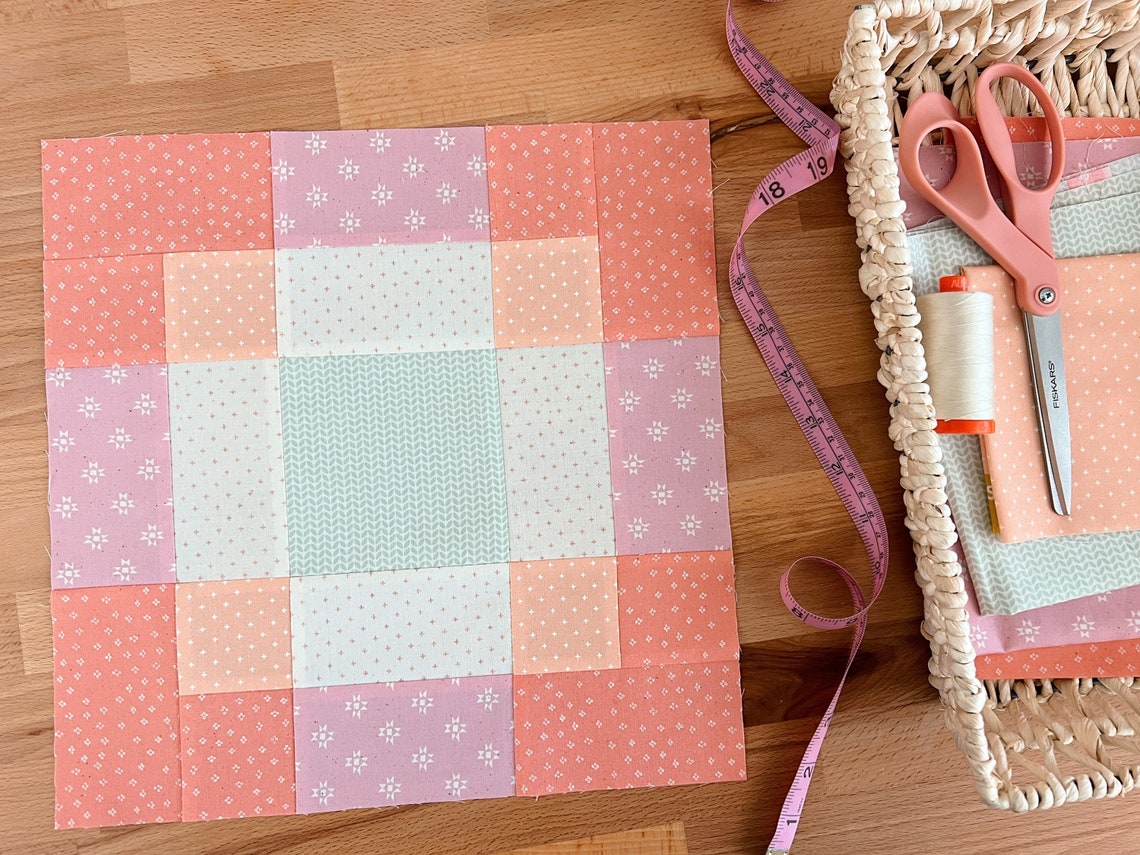 Antique Tile Quilt Block Pattern // Learn to Quilt // Quilting - Etsy