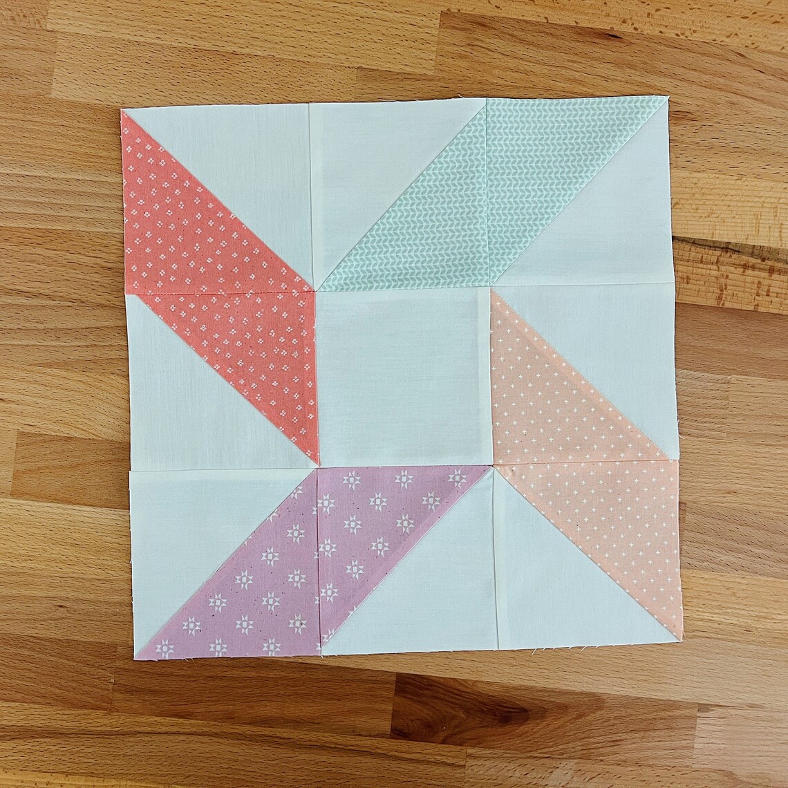 Eccentric Star Quilt Block - Block 11 - Etsy