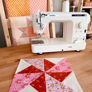 Double Pinwheel Quilt Block Pattern - With Video Tutorial - Learn to ...