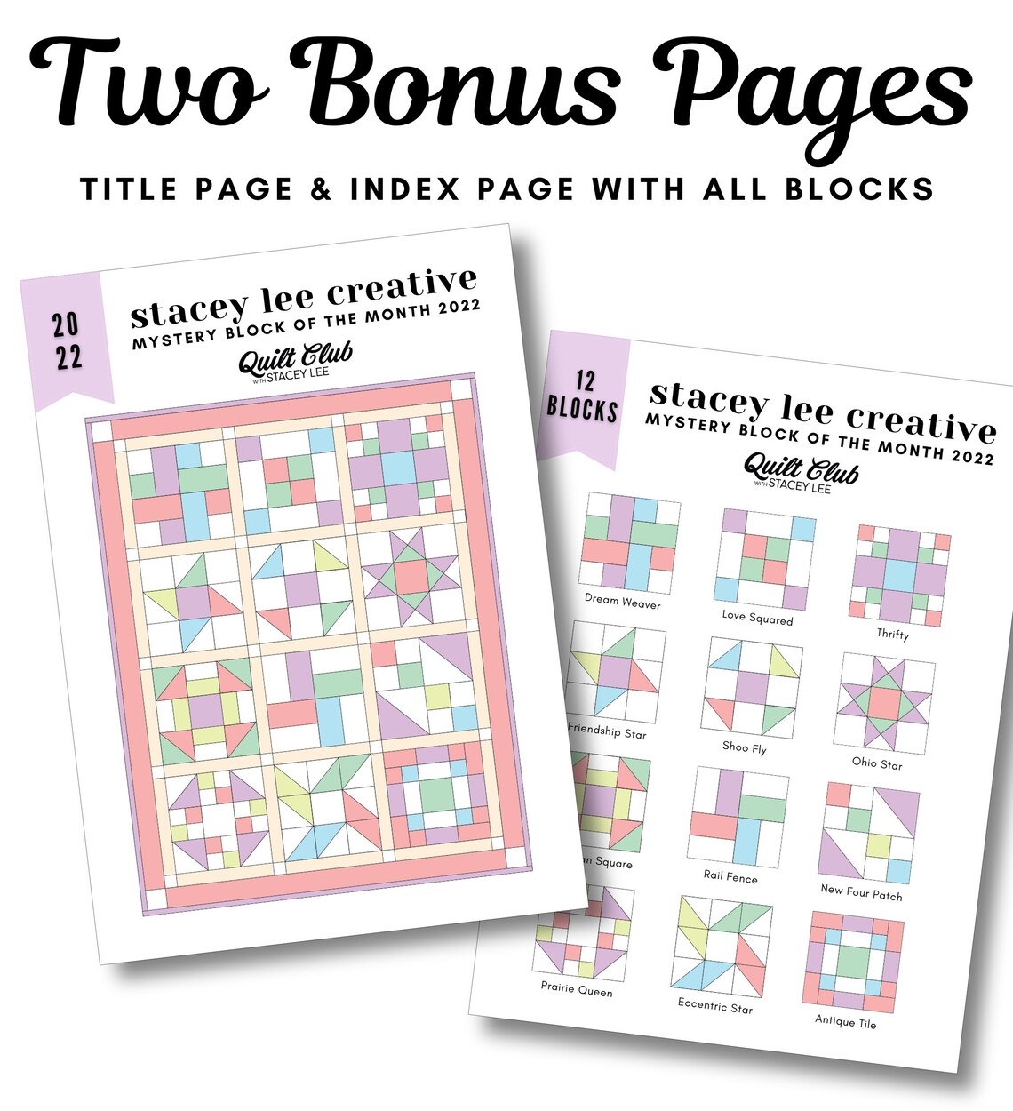 Antique Tile Quilt Block Pattern // Learn to Quilt // Quilting - Etsy