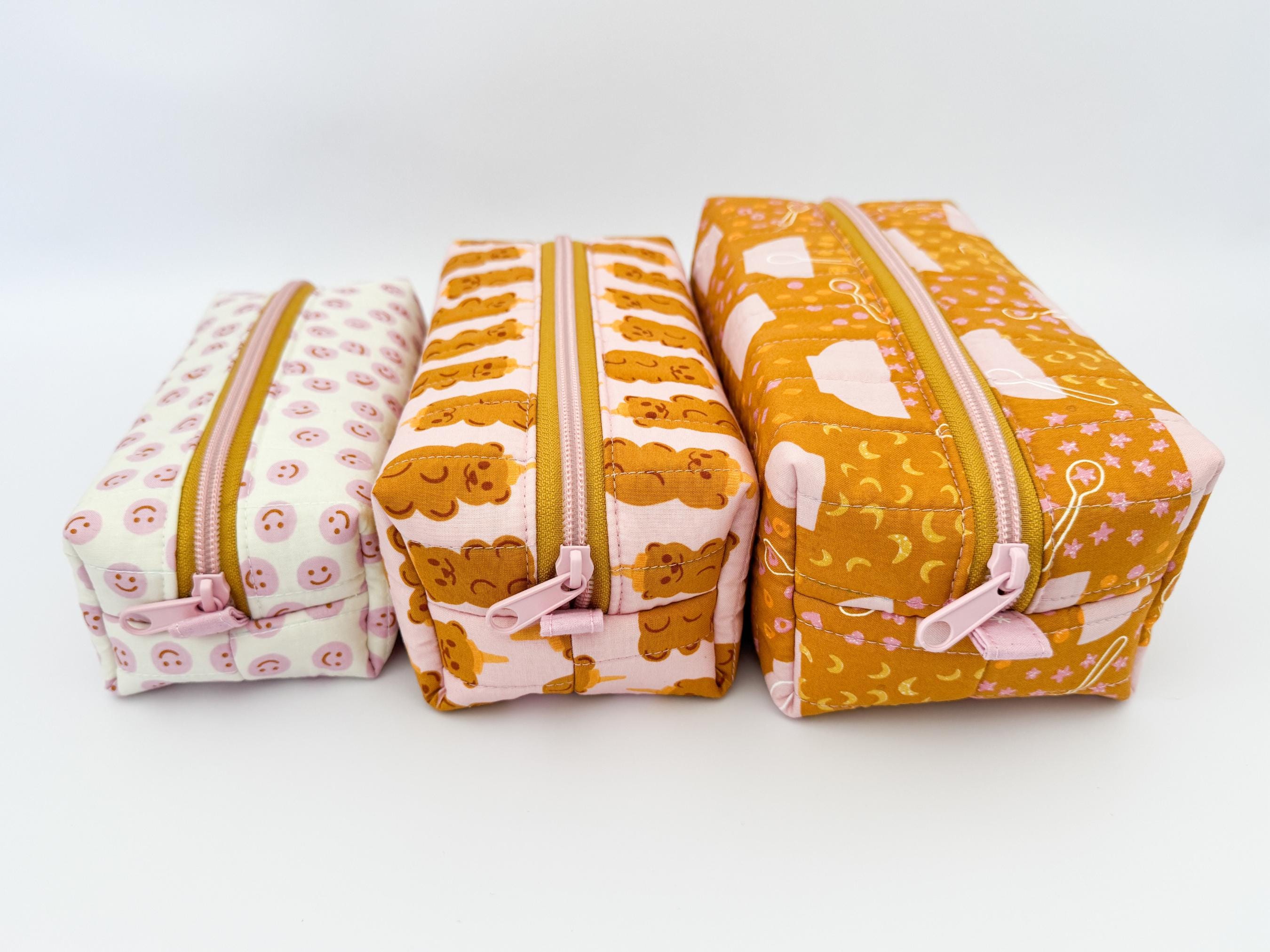 Boxy Zipper Pouch PDF Sewing Pattern – 3 Sizes With Step-by-step Video ...