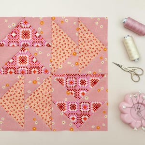 Virginia Reel Quilt Block PDF Pattern With Youtube Video // Learn to ...