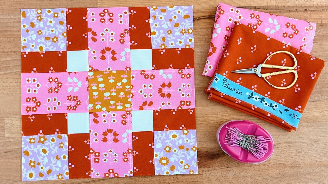 Criss Cross Quilt Block Pattern With Video Tutorial Learn to Quilt for ...