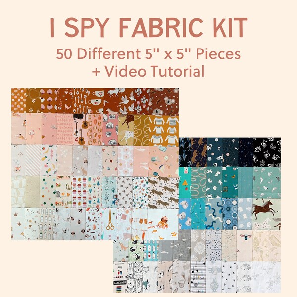 I Spy Squares - Etsy