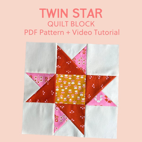 Twin Quilt Pattern - Etsy