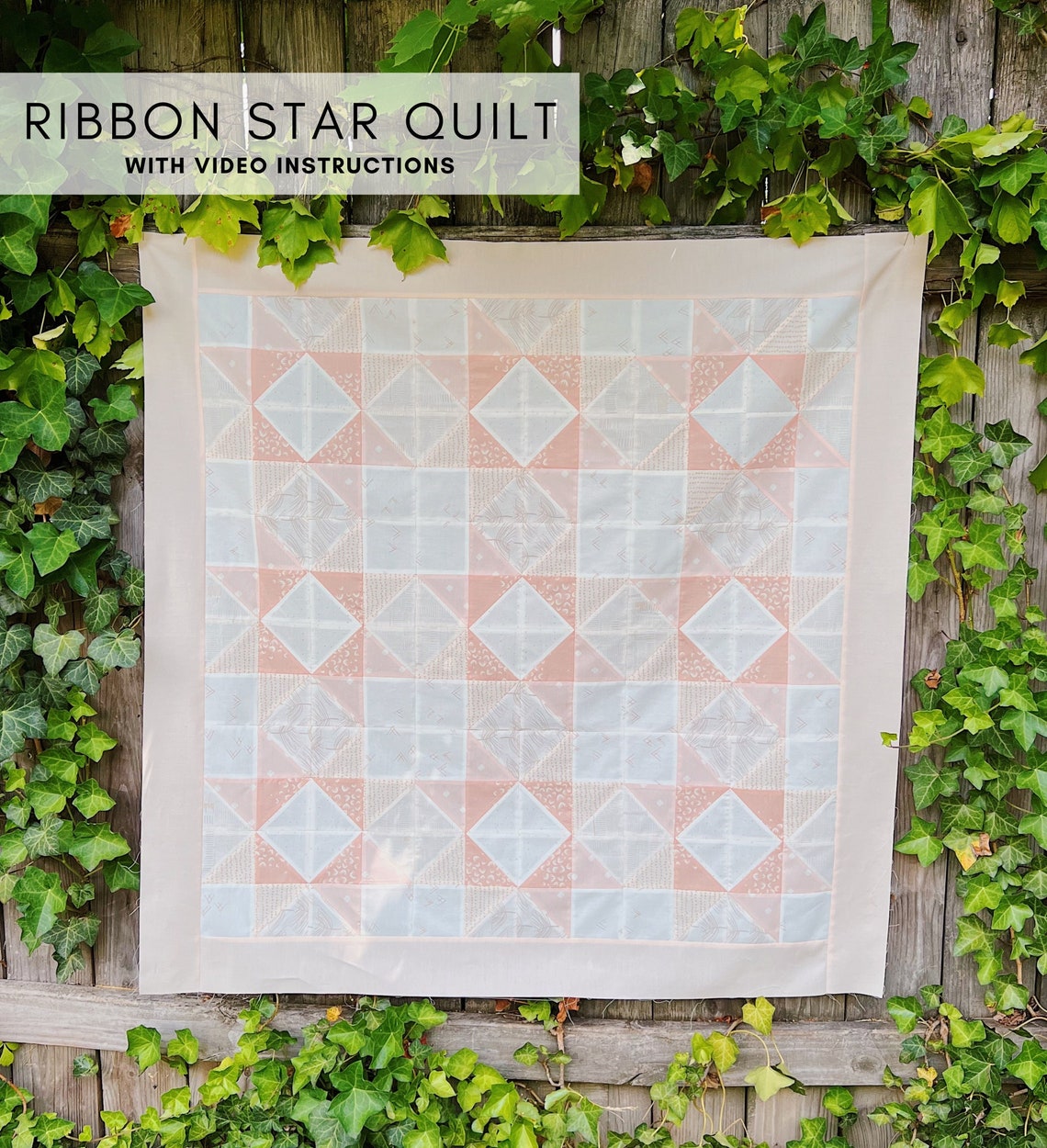 Ribbon Star Block Quilt Pattern With Video Tutorial - Etsy