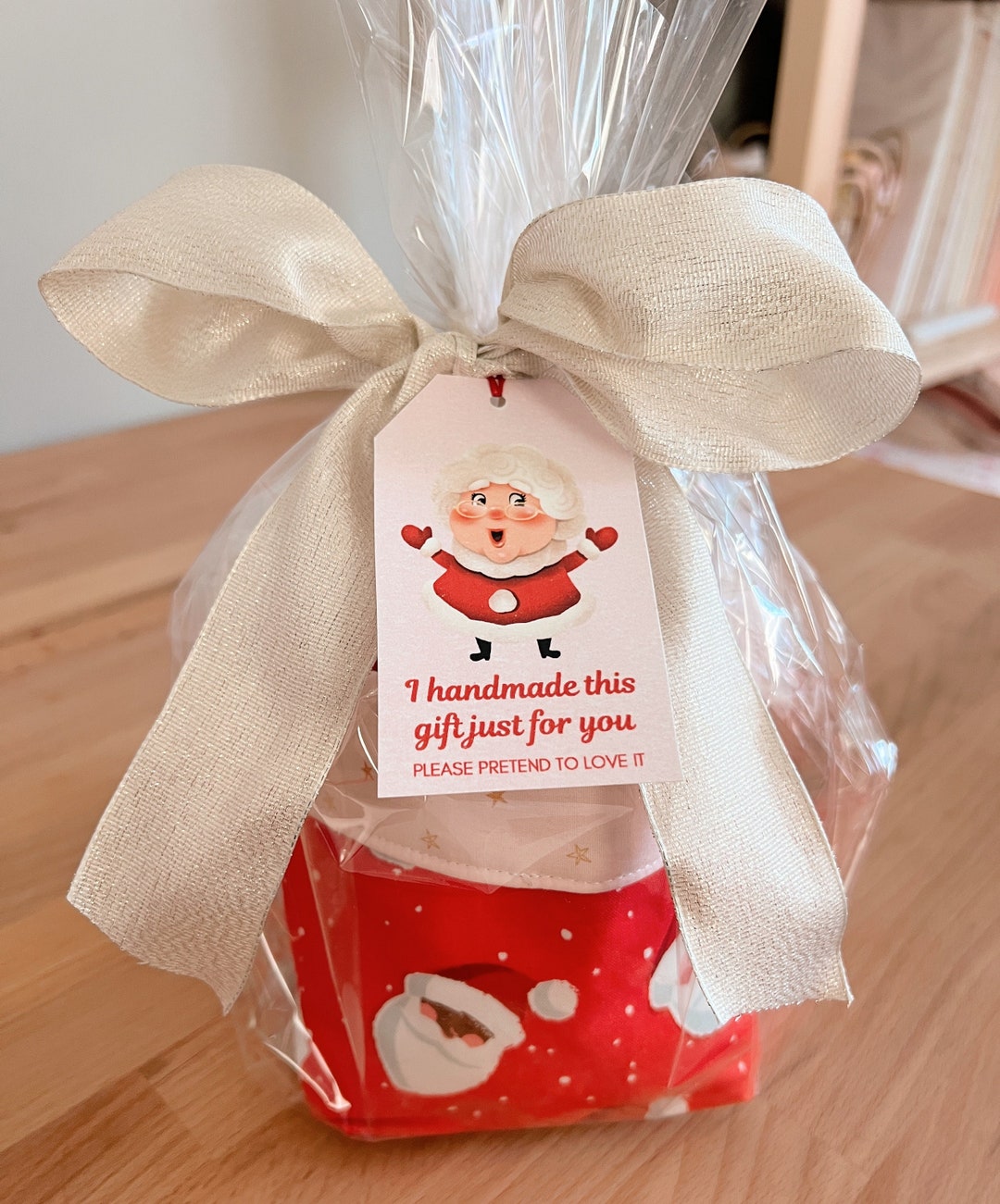 Handmade Christmas Gift Tags - Funny Christmas Labels - Sewing ...