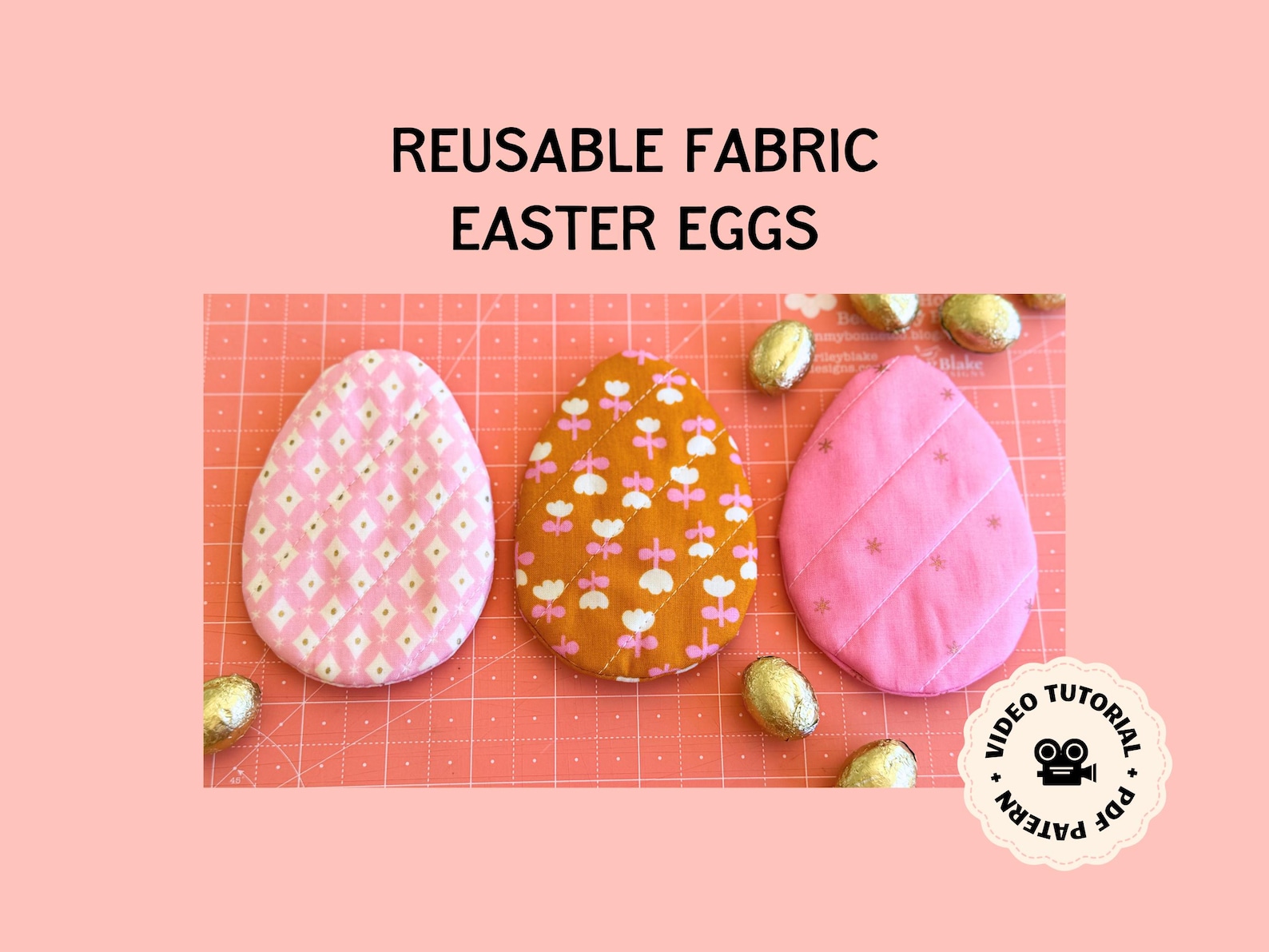 Reusable Fabric Easter Eggs Sewing Pattern – 3 Sizes (PDF Pattern) - Etsy