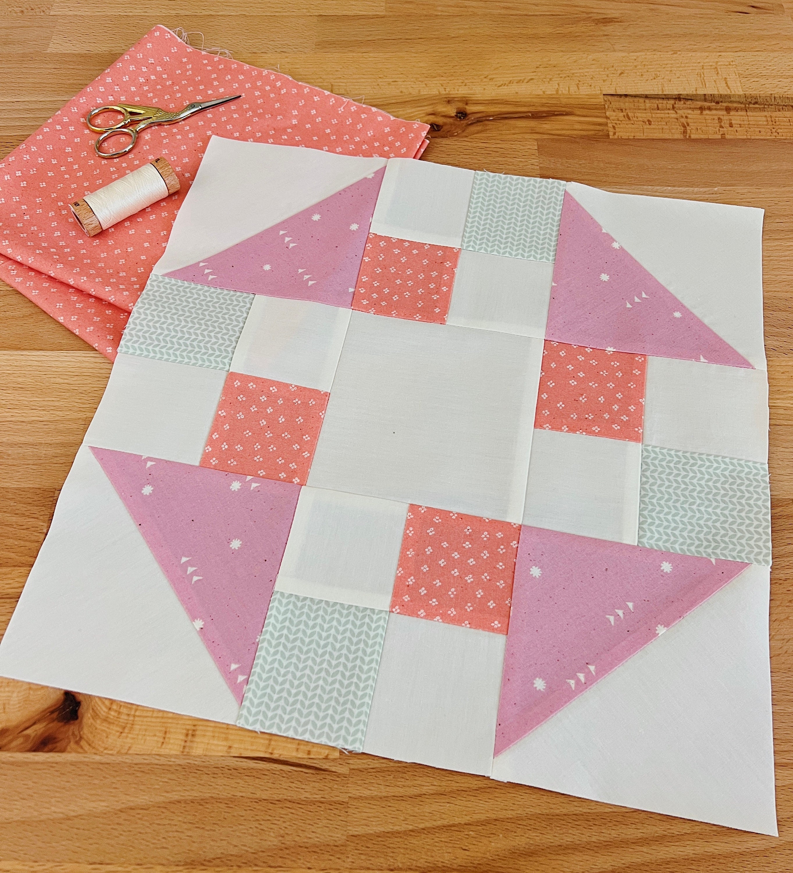 Prairie Queen Quilt Block Pattern // Learn to Quilt // - Etsy