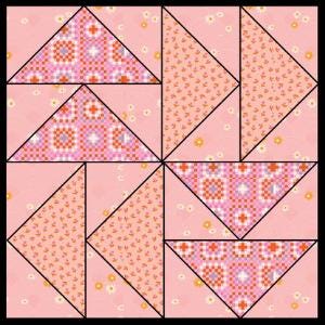 Virginia Reel Quilt Block PDF Pattern With Youtube Video // Learn to ...