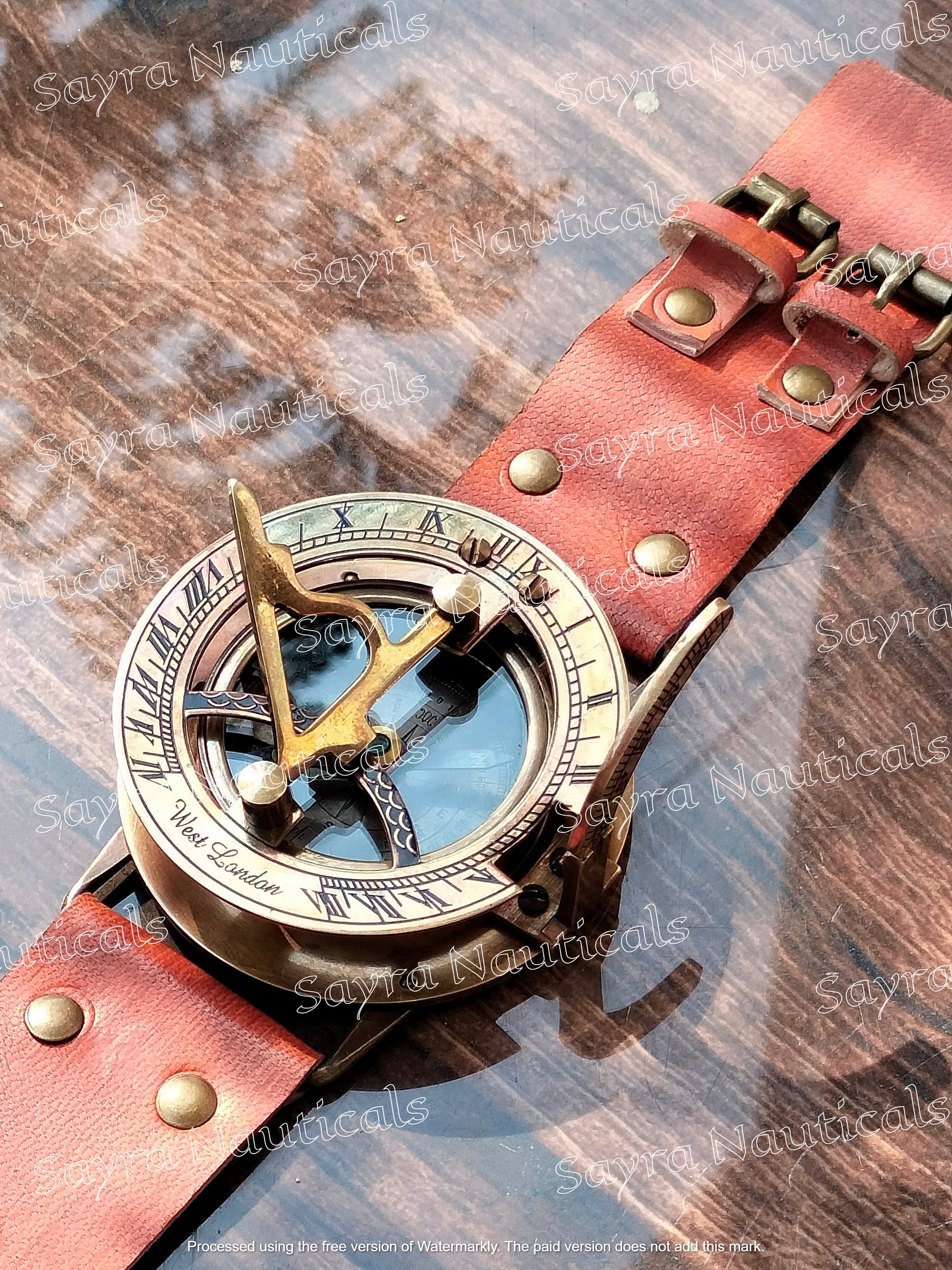 Personalized Magnetic Wrist Sundial Compass Watch | Best Gift for ...