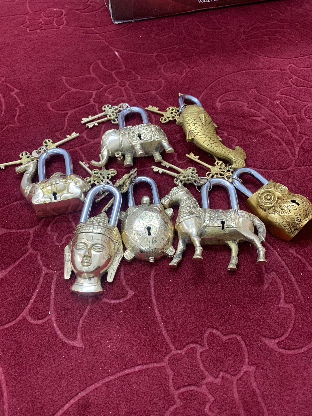 Handmade Brass Animal Padlock: Unique Home Decor Lock With Key - Etsy