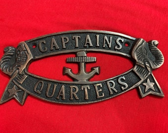 Captain Brass Sign - Etsy