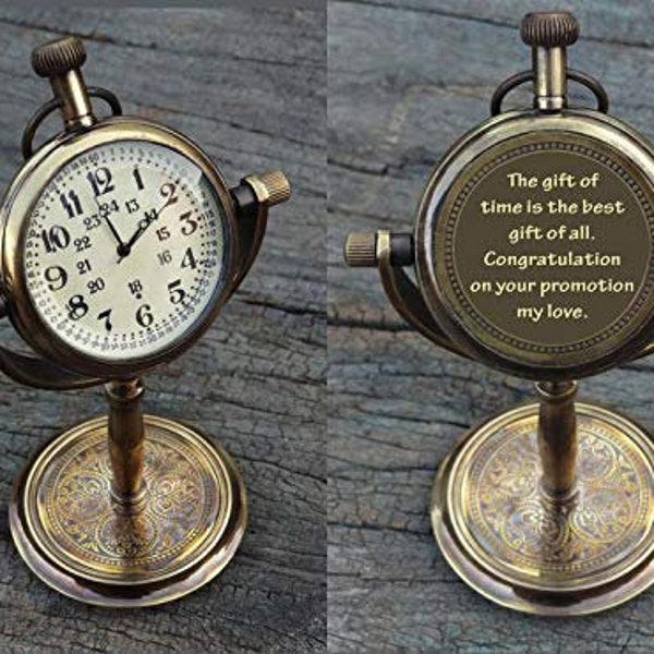 Pocket Watch Table Clock - Etsy