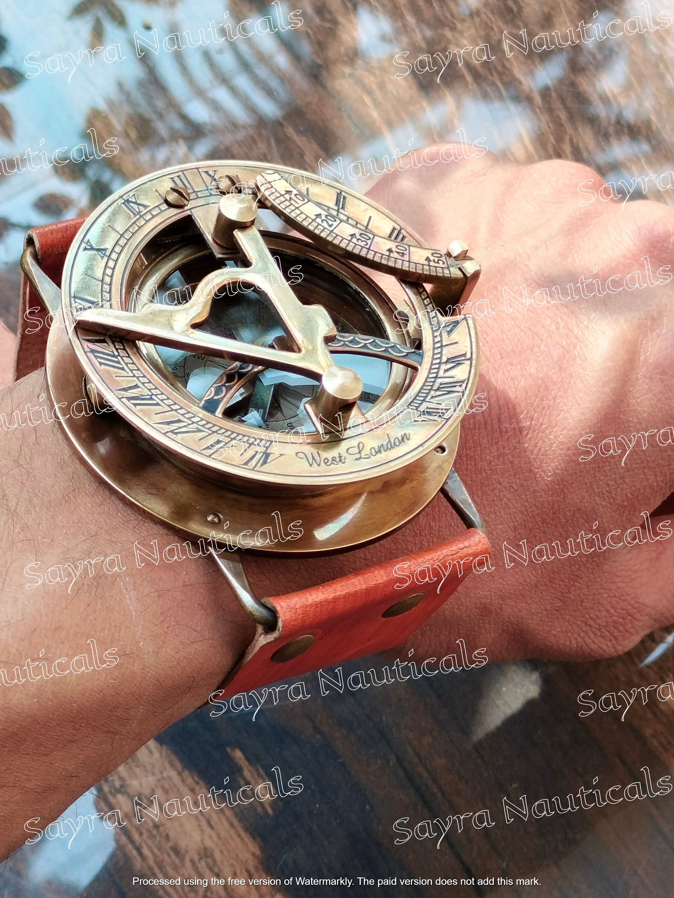 Personalized Magnetic Wrist Sundial Compass Watch | Best Gift for ...