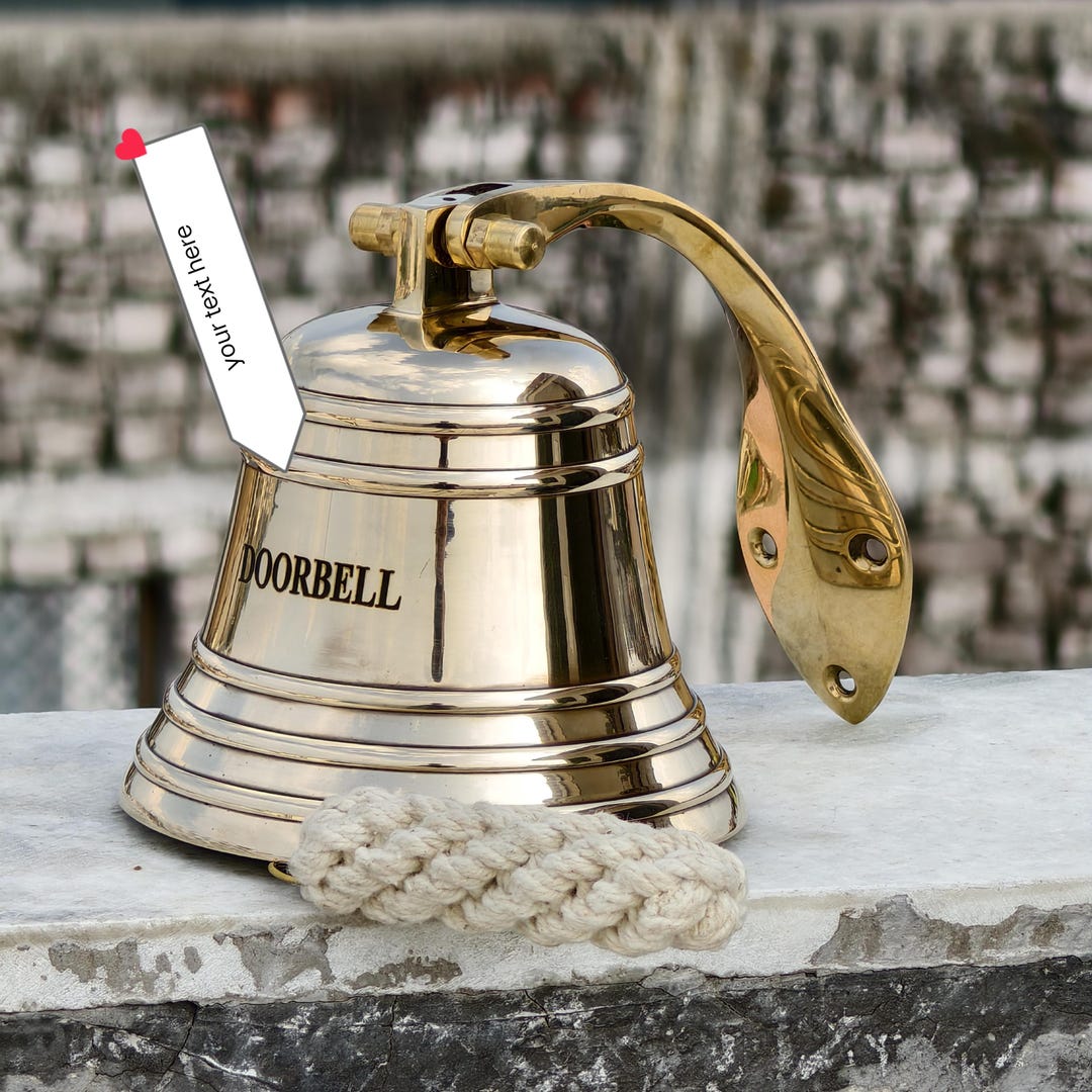 Solid Brass Ship/last Orders/pub/door/school/dinner/reception Wall ...