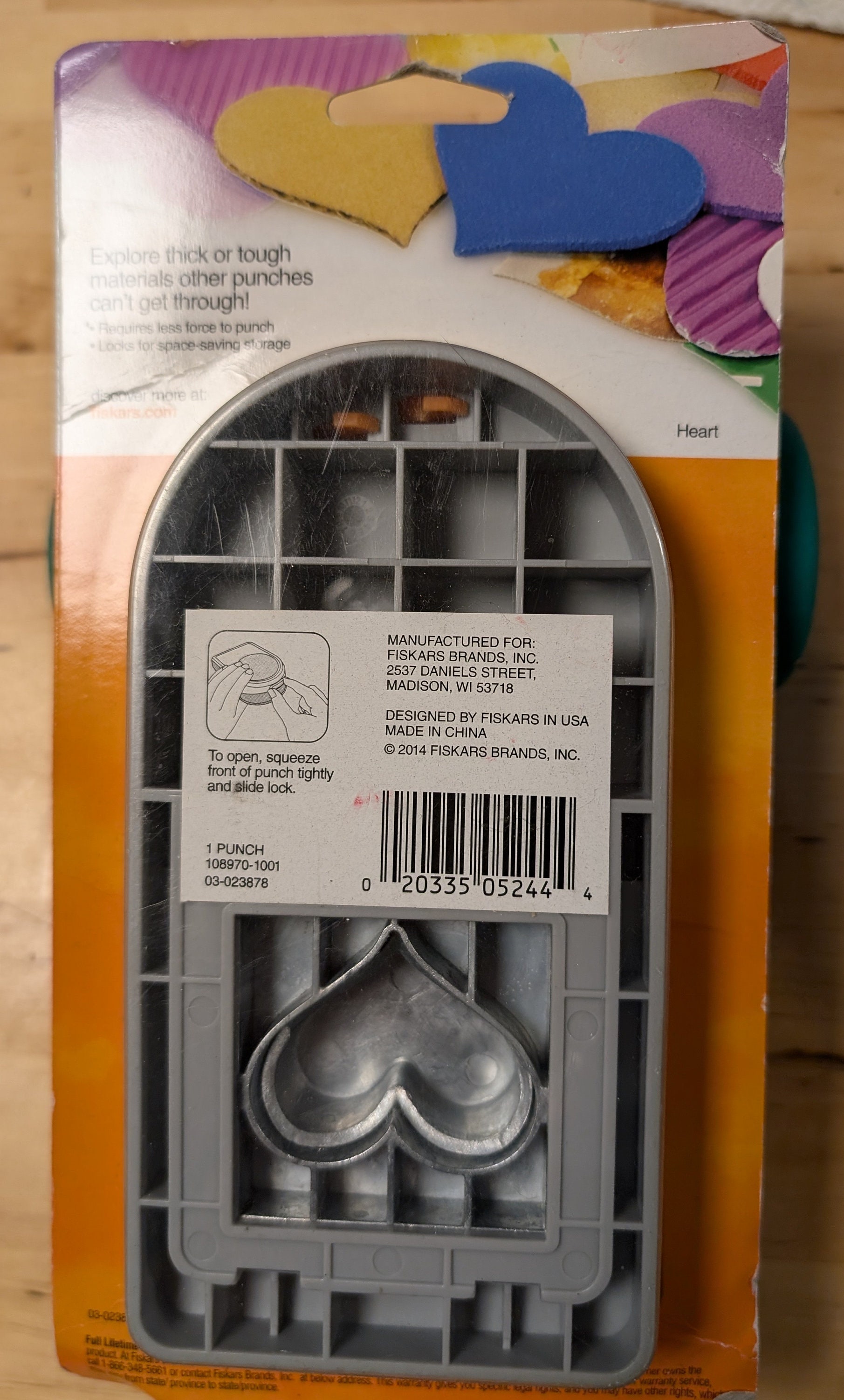 Fiskars Paper Punch: Circle & Heart Die Cut Shapes - Etsy