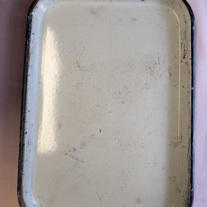 White Enamel Vintage - Etsy