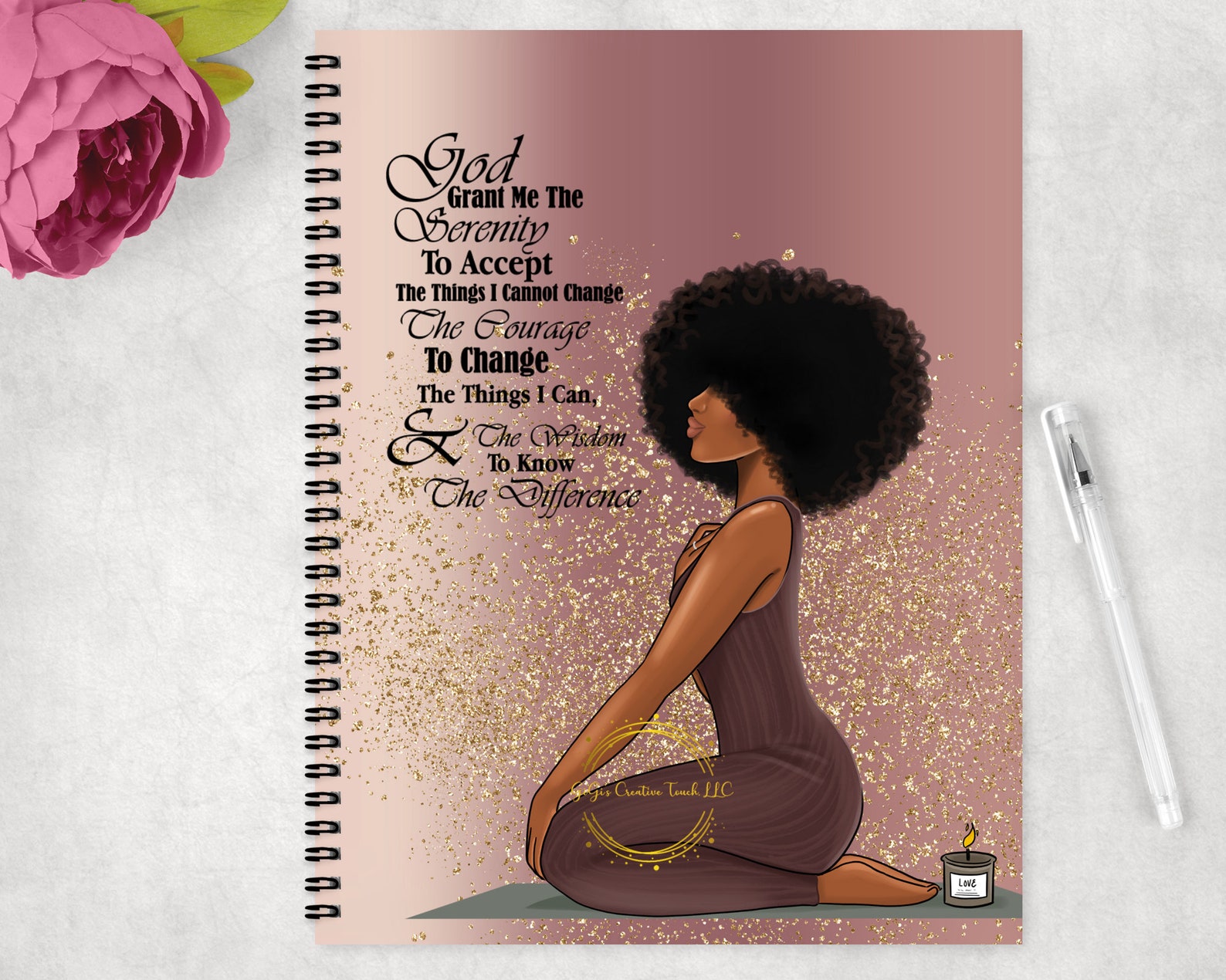Printable Planner Cover Notebook Cover African American - Etsy